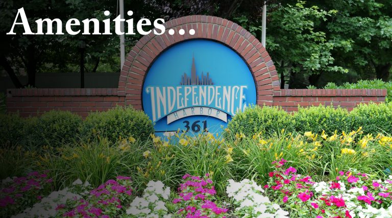 Independence Harbor waterfront community in Edgewater New Jersey