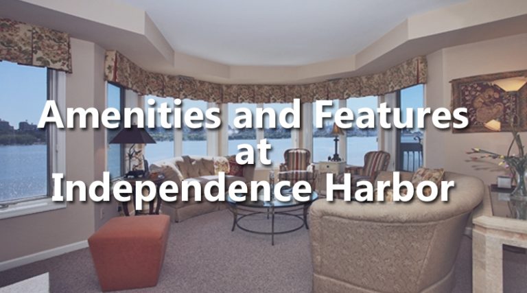 Independence Harbor waterfront community in Edgewater New Jersey